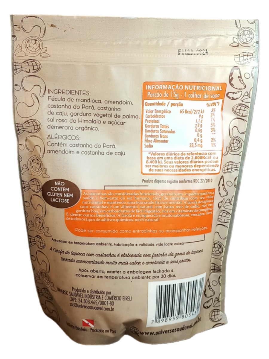 TAPIOCA FAROFA WITH CHESTNUTS – Amazon Flavors